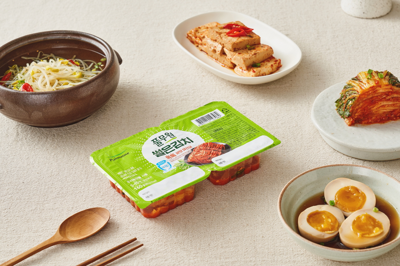 Pulmuone Rolls Out 2 Portion Packs of Sliced Kimchi Fit for Small ...
